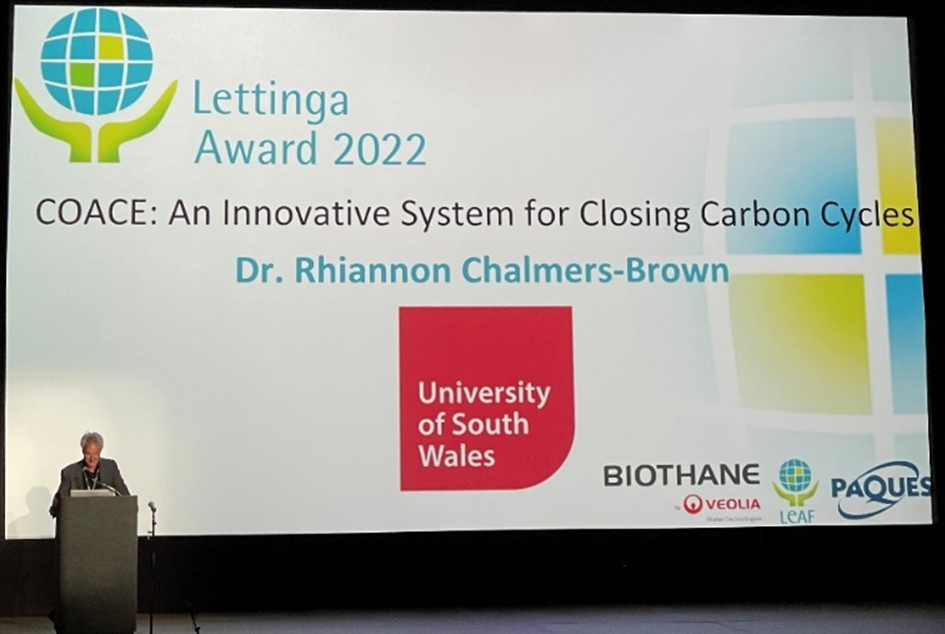 Lettinga Award – 18th IWA World Conference on Anaerobic Digestion